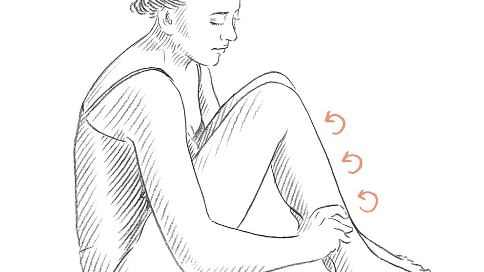 Un massage relaxant pour vos mollets